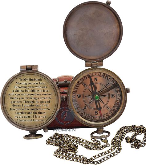 Engraved Compass T For Husbandanniversarywedding T Fiance T