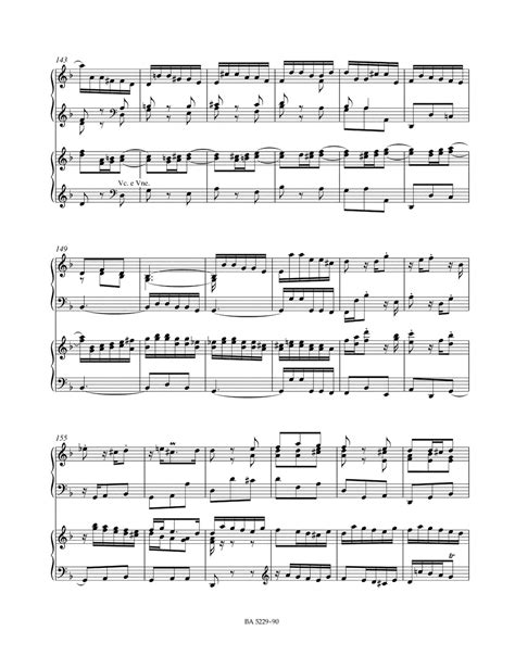 Concerto Pour Clavier En Fa Majeur BWV 1057 BACH Partition