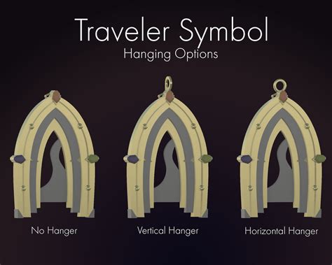Traveler Symbol Critical Role Jesters Amulet Etsy