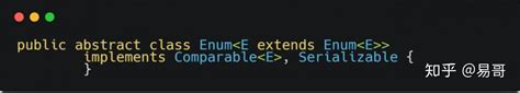 Java中的枚举类型Enum详解 知乎