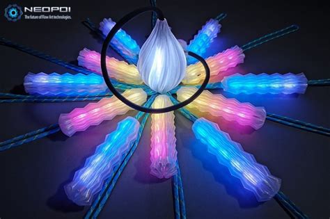 AeroPoi Micro Pixel Poi LED Glow Props For Flow Arts Performances