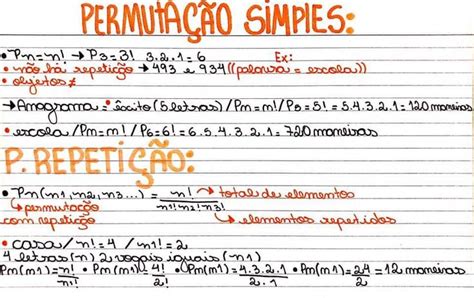 Pin de Luana em mat Análise combinatória Matemática Enem