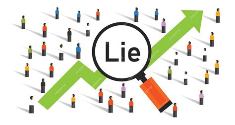 Premium Vector Lie In Statistics Data Number Lies Misleading Fake False Collection Result