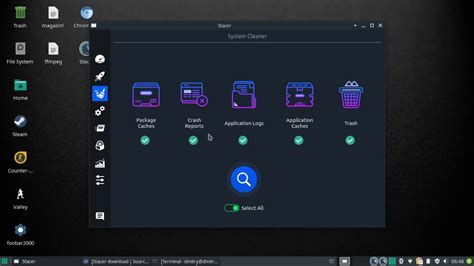 Linux Очистка системы от мусора Cleanmylinux Stacer Дефрагментация