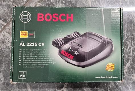 Bosch 60min Ladegerät AL2215CV 230V für Li-lon- Akkus