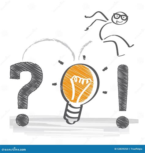 Concept De Solution De Problème Illustration Stock Illustration du lumière innovez