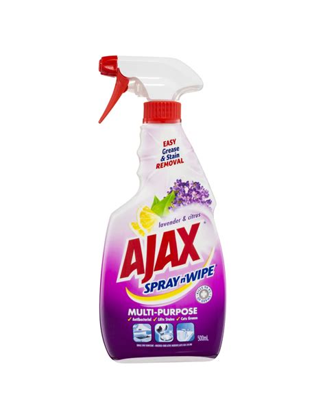Ajax Spray N Wipe Lavender And Citrus Trigger 500ml X 1