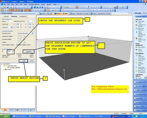 dialux lighting software program red version ~ electrical knowhow