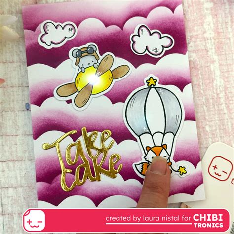 Take Care With Chibitronics LED Stickers Chibitronics