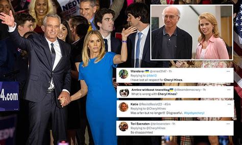 Cheryl Hines Is Slammed By Fans For Supporting Husband Rfk Jrs