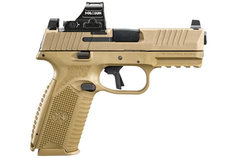 FN MRD Mm Striker Fired Semi Auto Pistol FDE Holosun C Rd Dirty Bird