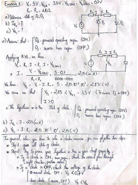 Diode Excercise Solution 1 Pdf