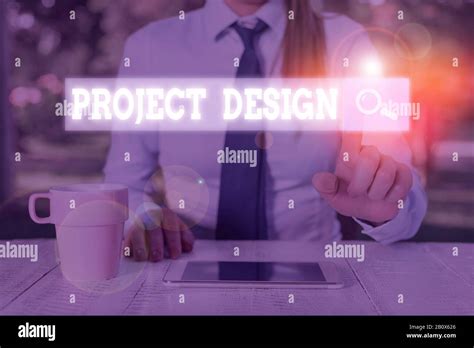 Conceptual Hand Writing Showing Project Design Concept Meaning Process Of Creating Or Improving