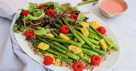 Salade Met Groene Asperges En Frambozen Jaimys Kitchen