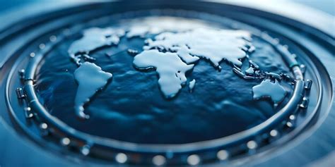 Global Network Of Submarine Communications Cables Connecting Continents