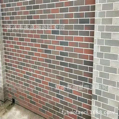 窑变劈开砖灰色砌墙陶土砖外立面做旧仿古墙面贴片可开模定制 阿里巴巴