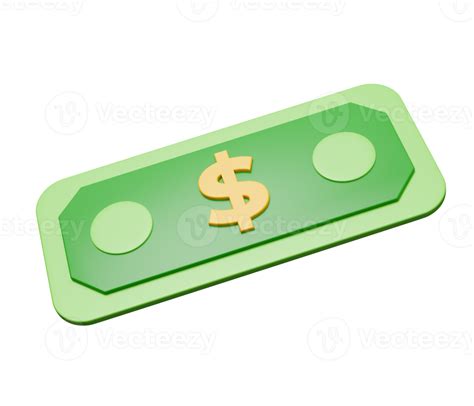 Money Dollar 3d Icon 21113214 Png