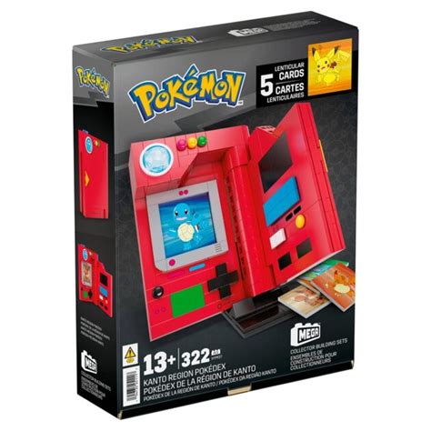 Mega Pokémon Kanto Region Pokédex Building Kit Lenticular Cards Come