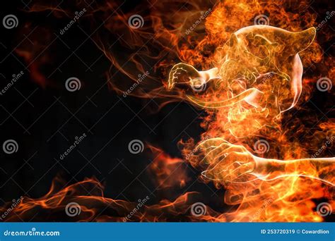 Evil Fire Background