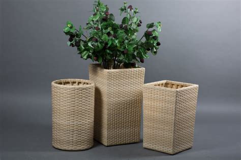 Кашпо из ротанга А 001 — Купить мебель из ротанга в Краснодаре