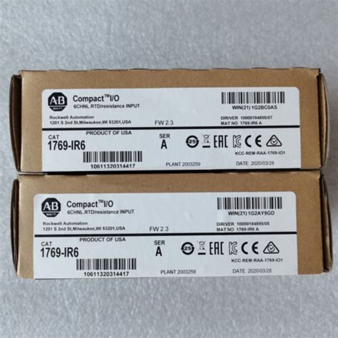 New Ab Ir Ser A Compactlogix Input Module Rtd Ir Ab Us