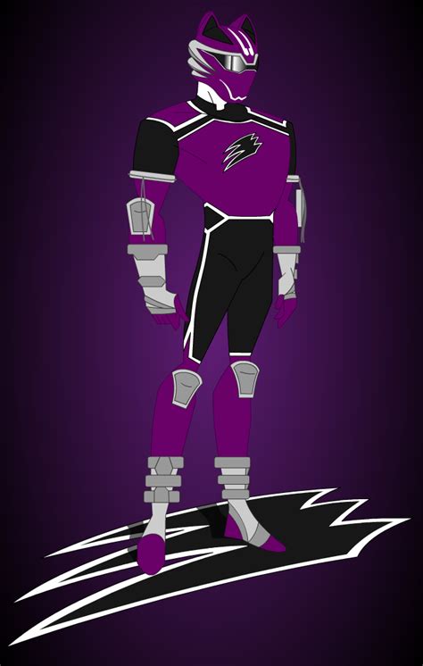 Power Rangers Jungle Fury Violet Wolf Ranger Rj Power Rangers