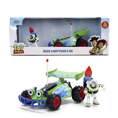 1 24 Toy Story Buzz Lightyear W Rocket Figure And Rc Buggy New