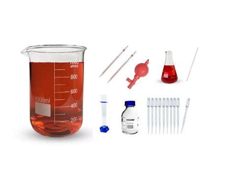 Rplabor Produtos para Laboratório Kit Vidrarias De Química Básico Para Laboratório Escolar