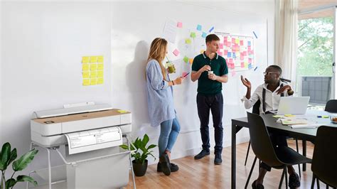 Hp S Designjet Studio Is A Printer That Resembles A Piece Of Furniture