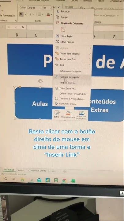 Crie BotÕes No Excel E Deixe Suas Planilhas Diferenciadas Dicas De Excel Shorts Youtube