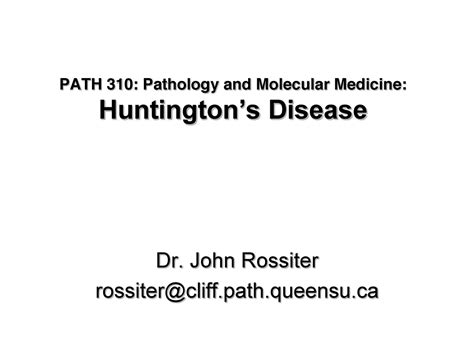 Lecture Notes Lecture Week 10 Lecture 1 Path 310 Warning