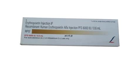 Rpo 6000 Iu Injection Prescription At ₹ 799piece In Pune Id