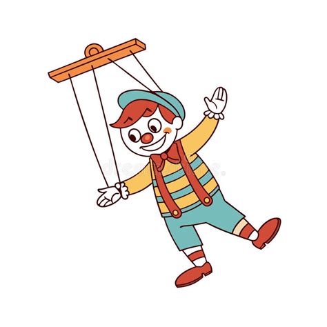 Playful Puppeteer Fun Design Stock Vector Illustration Of Puppeteer