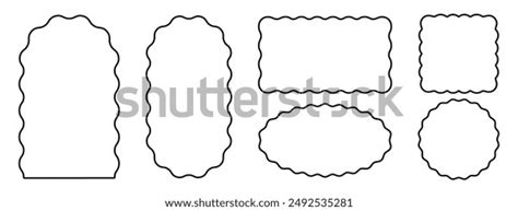 Set Arch Double Arc Rectangle Square 库存矢量图免版税2492535281 Shutterstock