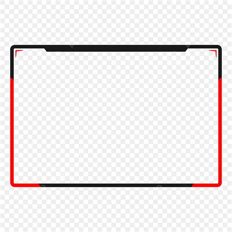 Live Streaming Clipart Transparent PNG Hd Red Facecam Overlay Stream