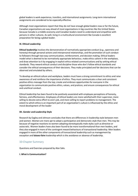 Summary Of Organizational Behaviour And Theory Comm 222