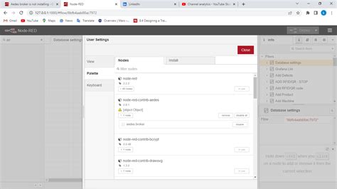 Aedes Broker Is Not Installing General Node Red Forum