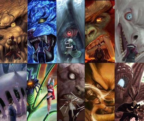 Download The Nine Tailed Beasts Unleashed Wallpaper