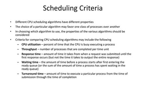 Ch05 Cpu Scheduling Ppt