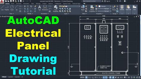 Autocad Electrical Control Panel Board Drawing Tutorial