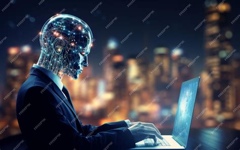 Premium Ai Image Ai Artificial Intelligence Machine Learning Big Data Analysis And Automation