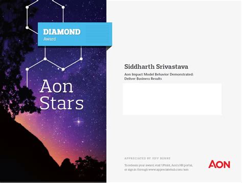 Siddharth Srivastava Arm® On Linkedin Aon Aonunited Recognition