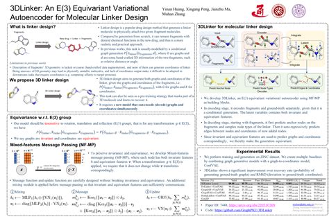 Icml Poster 3dlinker An E 3 Equivariant Variational Autoencoder For Molecular Linker Design