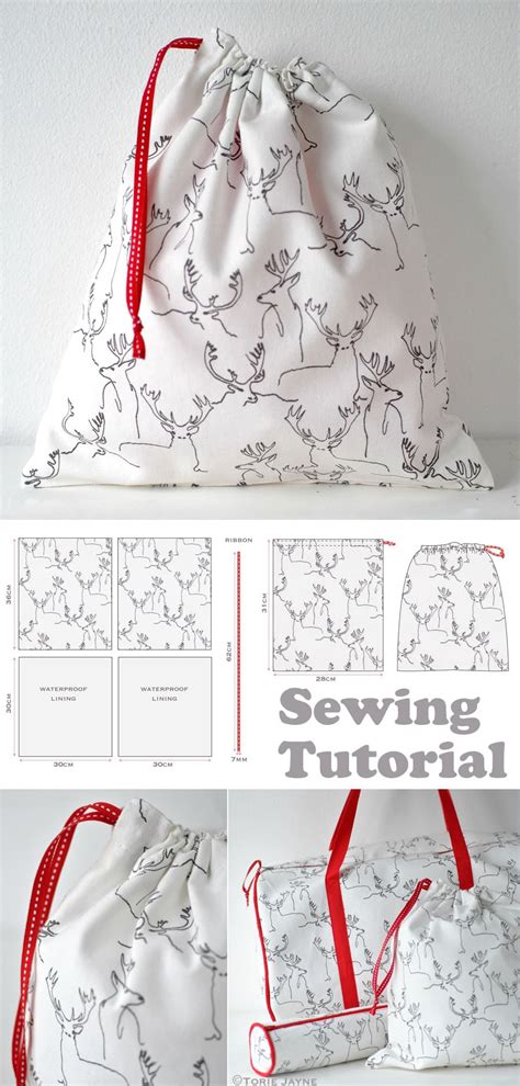How To Make A Drawstring Wash Bag At Michelle Owen Blog