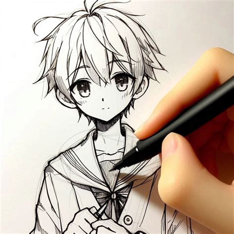 نقاشی چهره انیمه دختر و پسر ترکیب احساسات و سبک ژاپنی سوییتی بلاگ