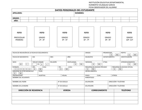 IMPRIMIR OBSERVADOR DEL ALUMNO HVG