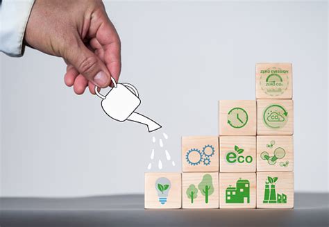 순 제로와 탄소 중립의 개념 목표는 온실 가스 배출량을 순 제로로 달성하는 것입니다 녹색 그물 제로 아이콘이있는 장기적인 기후 중립적 인 접근 방식 45 49세에 대한 스톡