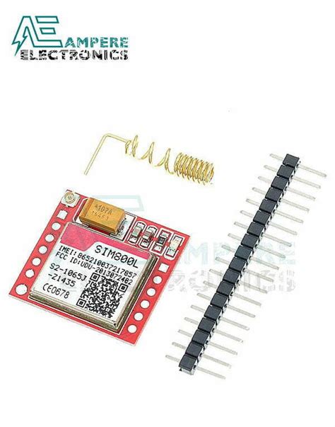 Smallest SIM800L GPRS GSM Micro SIM Card Module Ampere Electronics