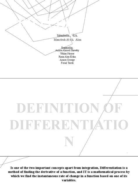 Diffrentiation Pdf Derivative Function Mathematics