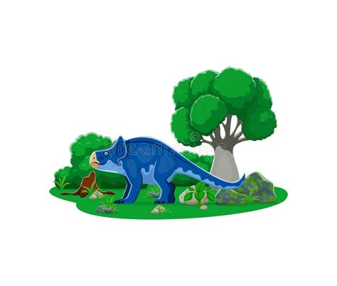 Protoceratops Prehistoric Dinosaur Character Stock Vector Illustration Of Protoceratops